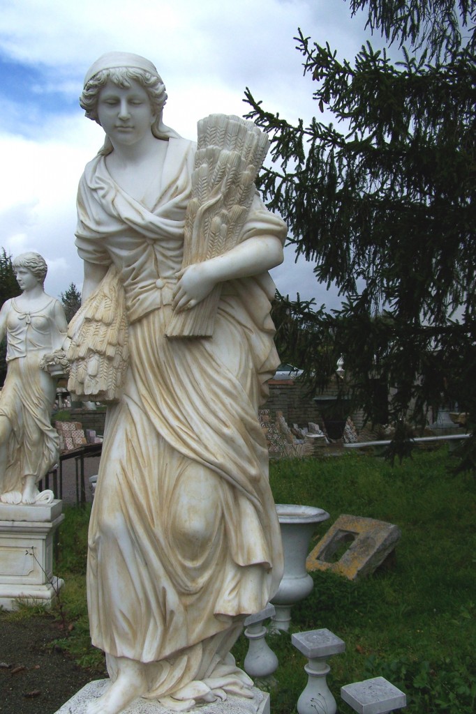 Ancient European Garden Statue Garden Element | Traditional Reclaimed ...